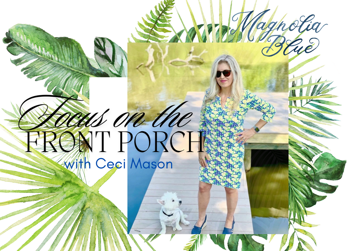 Front Porch Focus: Artist, Ceci Mason, Virginia Beach– MaggieBlue